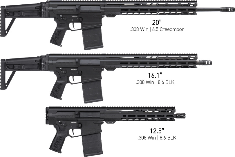 CMMG DISSENT Mk3: .308, 6.5 Creedmoor & 8.6 Blackout Rifles